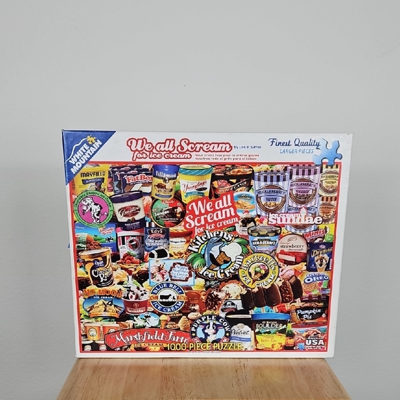 White Mountain | Games | We All Scream For Ice Cream 00 Piece Jigsaw ...